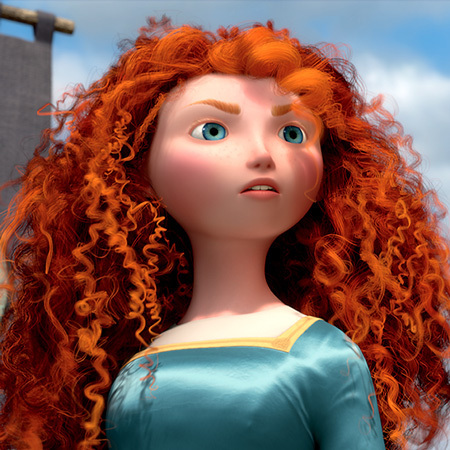 Disney Merida 2d Design